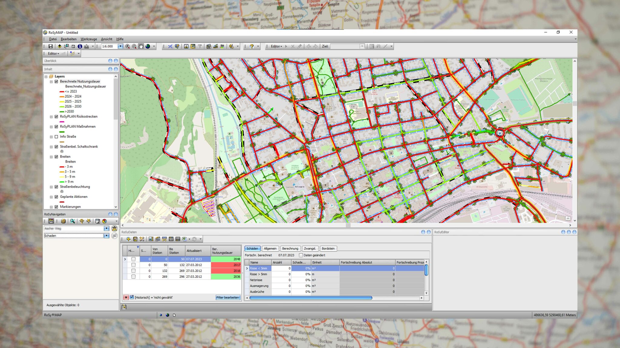 RoSy®MAP - GSA - Die Pavement Management Experten